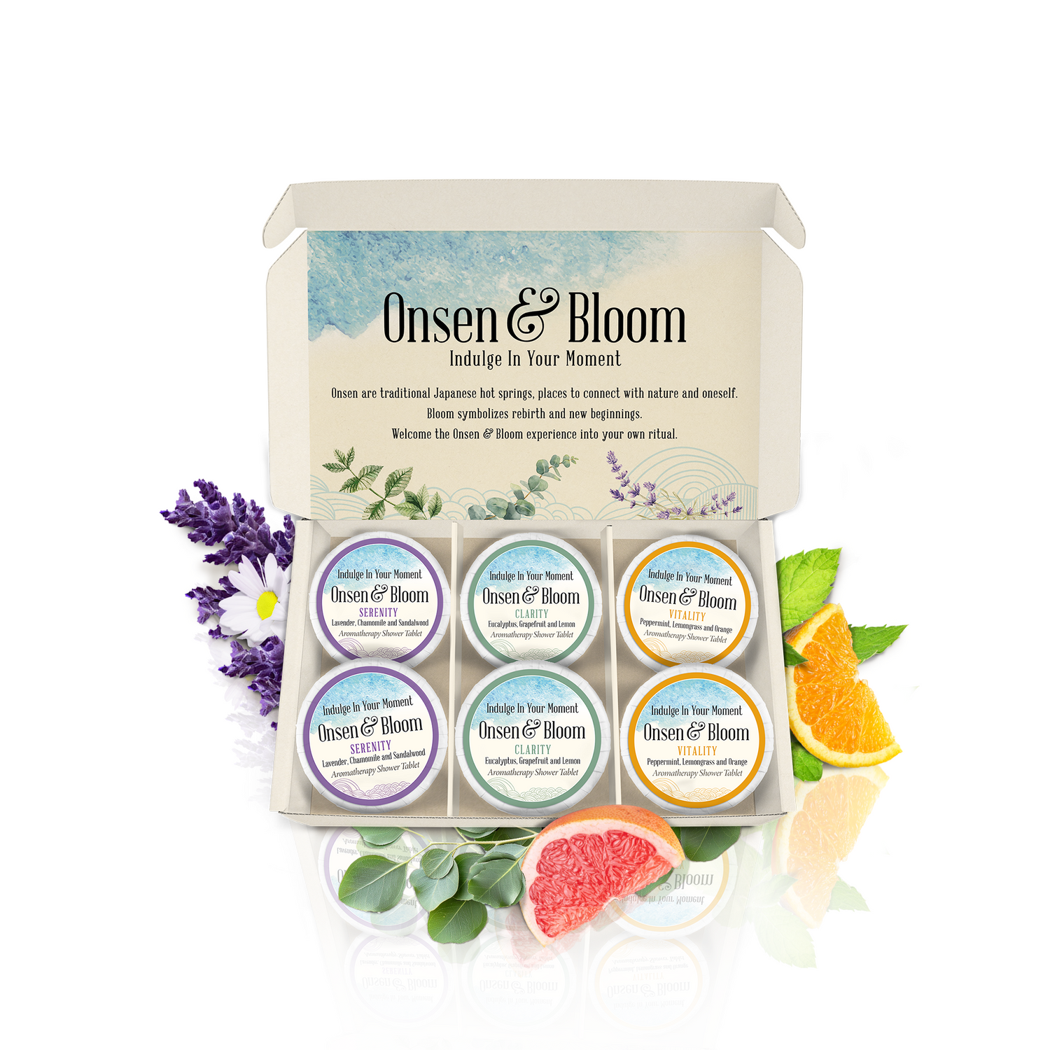 SERENITY Shower Rituals Set – OnsenBloom